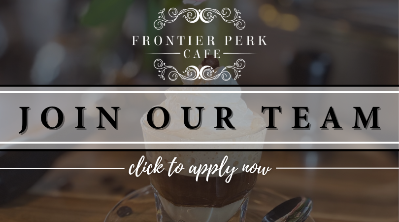 StaffedUp | Apply for a job with Frontier Perk Cafe today!