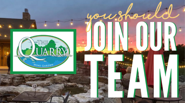 Apply for a Job at The Quarry Wine Garden in Wentzville, MO | StaffedUp