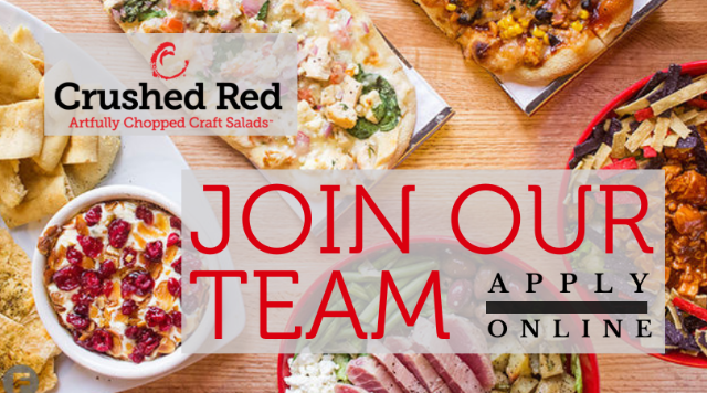 Apply for a Job at Crushed Red | StaffedUp